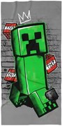 Carbotex osuška Minecraft Creeper King 70x140 cm