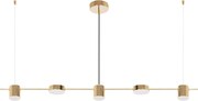Toolight - LED závěsné svítidlo APP929-5CP, zlatá, OSW-07008