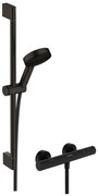 Hansgrohe Pulsify Select S - Sprchový set s termostatem, 3 proudy, EcoSmart, matná černá 24262670