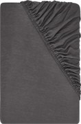 Livarno® Žerzejové napínací prostěradlo, 90-100 x 200 cm (tmavě šedá)