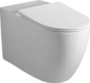 Sapho Infinity - WC kombi mísa, vario odpad, Rimless, bílá PC105-111