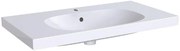 Geberit Acanto - Umyvadlo 90x48 cm, otvor pro baterii, s přepadem, bílá 500.623.01.2