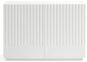 Bílá nízká komoda 100x70 cm Doric – Teulat