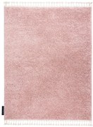 Dywany Łuszczów, Kusový koberec Berber 9000 pink, 80x150, růžová, obývací pokoj