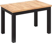 Wipmeb Sp. z o.o | Rozkládací jídelní stůl DOO 120/160x75 cm dub artisan/černá | 5903018212708