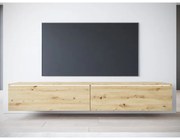 TV stolek Dlone 180, Barva: dub artisan, Osvětlení: osvětlení LED - bílé