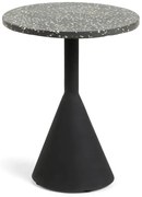 Kulatý zahradní stolek s terrazzo deskou ø 40 cm Melano – Kave Home