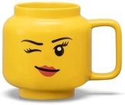 Žlutý keramický dětský hrnek 530 ml Head – LEGO®