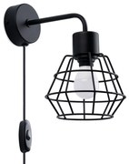 Sollux Lighting Nástěnné svítidlo SUBA Černá