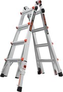 Little Giant - Leveler - hliníkový multifunkční žebřík se stavitelnými nohami výška - štafle/ výsuvný: 274 - 457 / 523 cm, Leveler: Model 17