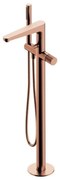 OMNIRES Contour - Vanová baterie do podlahy, s tělesem, kartáčovaná měď CT8033CPB