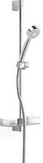 Hansa Basicjet - Sprchová souprava s nástěnnou tyčí 65 cm, chrom 44780211