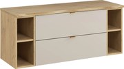 Comad Koupelnová skříňka pod deskové umyvadlo set Dalia Cashmere 120 kašmír/dub cremona