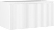 Mexen Rivel, koupelnová skříňka 90 cm, 1 zásuvka, drážkovaná, bílá matná, 91A20-09047-1-BF01