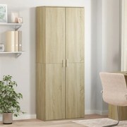 Skříň highboard dub sonoma 70 x 35 x 180 cm kompozitní dřevo
