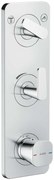 Axor Citterio C - Termostatická baterie pod omítku, pro 2 spotřebiče, chrom 49700000