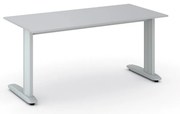 Kancelářský psací stůl PRIMO FLEXIBLE, 160x80 cm, šedá