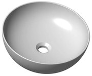 Ravak UNI - Umyvadlo na desku, průměr 40 cm, bez přepadu, bílá XJX01140003
