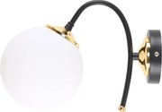Černo-bílé nástěnné svítidlo ø 15 cm Yoyo – Squid Lighting