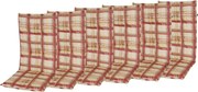 Doppler CLASSIC 9017 - set 6 ks polstrů na křeslo s vysokým opěradlem