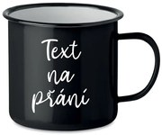 TEXT NA PŘÁNÍ - černý plecháček 300 ml