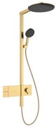 Hansgrohe Raindance Alive S - Sprchový set s termostatem, průměr 30 cm, 3 proudy, leštěný vzhled zlata 24582990