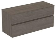 Ideal Standard Finesse - Umyvadlová skříňka, 120x44x56 cm, 2 zásuvky, Dark Elm E3421UR