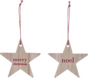 Vánoční dřevěné ozdoby Noel – set 2 ks Bloomingville