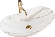 Rea Royal 60 umyvadlo, 62 x 36 cm, napodobenina kamene Lava-matná, REA-U8598