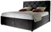 ND Palladio Boxspring 180x200cm černá