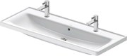 Duravit D-Neo - Dvojumyvadlo 120x48 cm, s přepadem, otvor pro baterii, bílá 2367120024