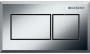 Geberit Splachovací systémy - Oddálené ovládání pneumatické, pro splachovací nádržku Sigma 8 cm pod omítku, kartáčovaný chrom 116.053.GH.1