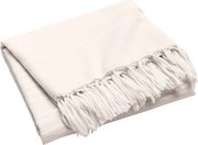 Krémový bavlněný přehoz 125x150 cm Lilia – douceur d'intérieur