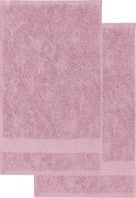 Livarno home Froté ručník pro hosty, 50 x 100 cm, 500 g/m2, 2 kusy (světle růžová)
