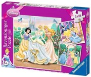 Ravensburger puzzle disney princezny: sny 3x49 dílků