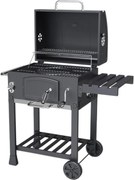 Avenberg Multifunkční BBQ gril Genius + litinový rošt + tál + pizza kámen, 70 x 103 x 105 cm