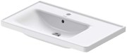 Duravit D-Neo - Nábytkové umyvadlo 80x48 cm, 1 otvor pro baterii vlevo, bílá 2369800000