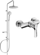 Mexen Carl sprchový set s dešťovou sprchou a sprchovou baterií Sabre, chromová, 72140240-00