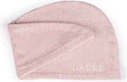 Bavlněný froté turban do sauny a wellness Comfort starorůžový