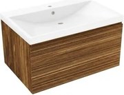 Koupelnová skříňka s umyvadlem Naturel Elsa 79x35x45,5 cm eben mat ELSA80EBU1