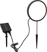 Bodové světlo černé 50 cm vč. dobíjecí a solární LED IP65 - Adalind