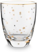 Pip Studio Royal Winter Stars Gold sklenice na vodu, 325ml (Sklenice Royal Winter)