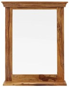 Indický nábytek - Zrcadlo Jali 70x90 z indického masivu palisandr Super natural