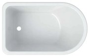 Geberit Bambini - Dětská vanička, k zabudování do desky, alpská bílá 406010016