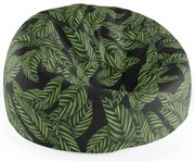 Sablio Sedací vak Cocoon Abstrakce listů - 115 x 75 x 45 cm