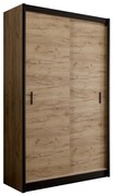 Šatní skříň s posuvnými dveřmi SAPHIRA 150x215 cm dub craft MULTI 150 craft
