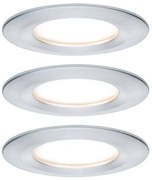 Paulmann 93462 - SADA 3xLED/6W IP44 Koupelnové podhledové svítidlo NOVA 230V