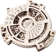 UGEARS MODELS Dřevěná 3D stavebnice mechanického modelu kalendář