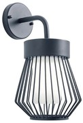 Redo 9843 - Venkovní nástěnná lampa TITTI 1xE27/42W/230V IP44 antracit