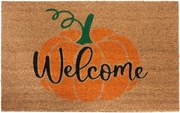 Hanse Home, Rohožka Welcome (dýně) 105665 - na ven i na doma, 45x75, oranžová, chodba / předsíň